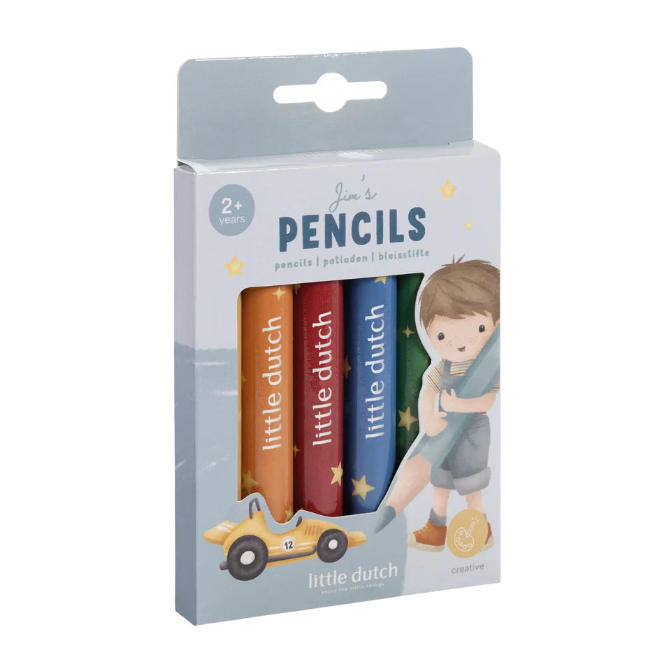 Wooden Coloured Pencils | Jim & Friends – My Favourite Things Shop