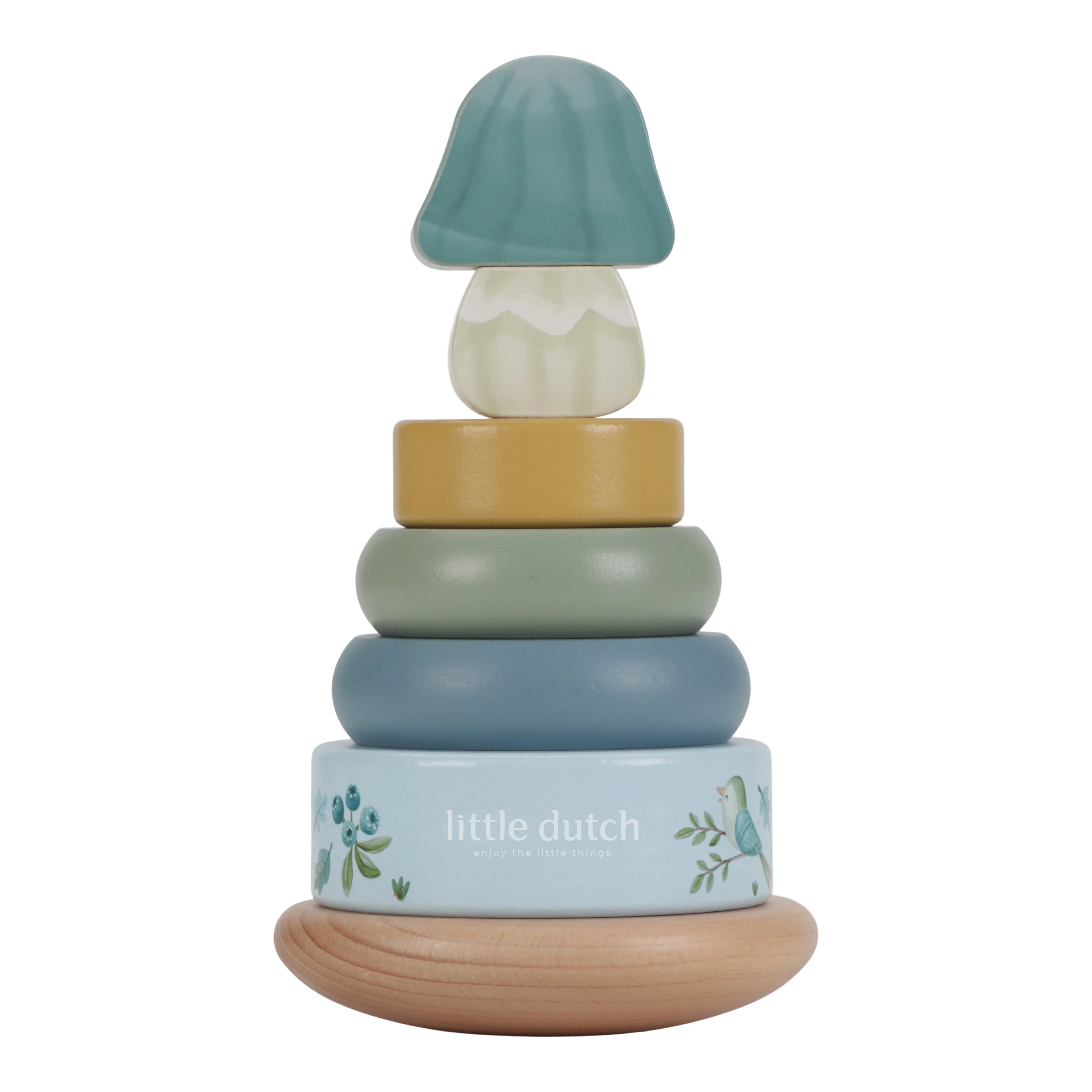 Rocking ring stacker wood - Forest Friends – My Favourite Things Shop